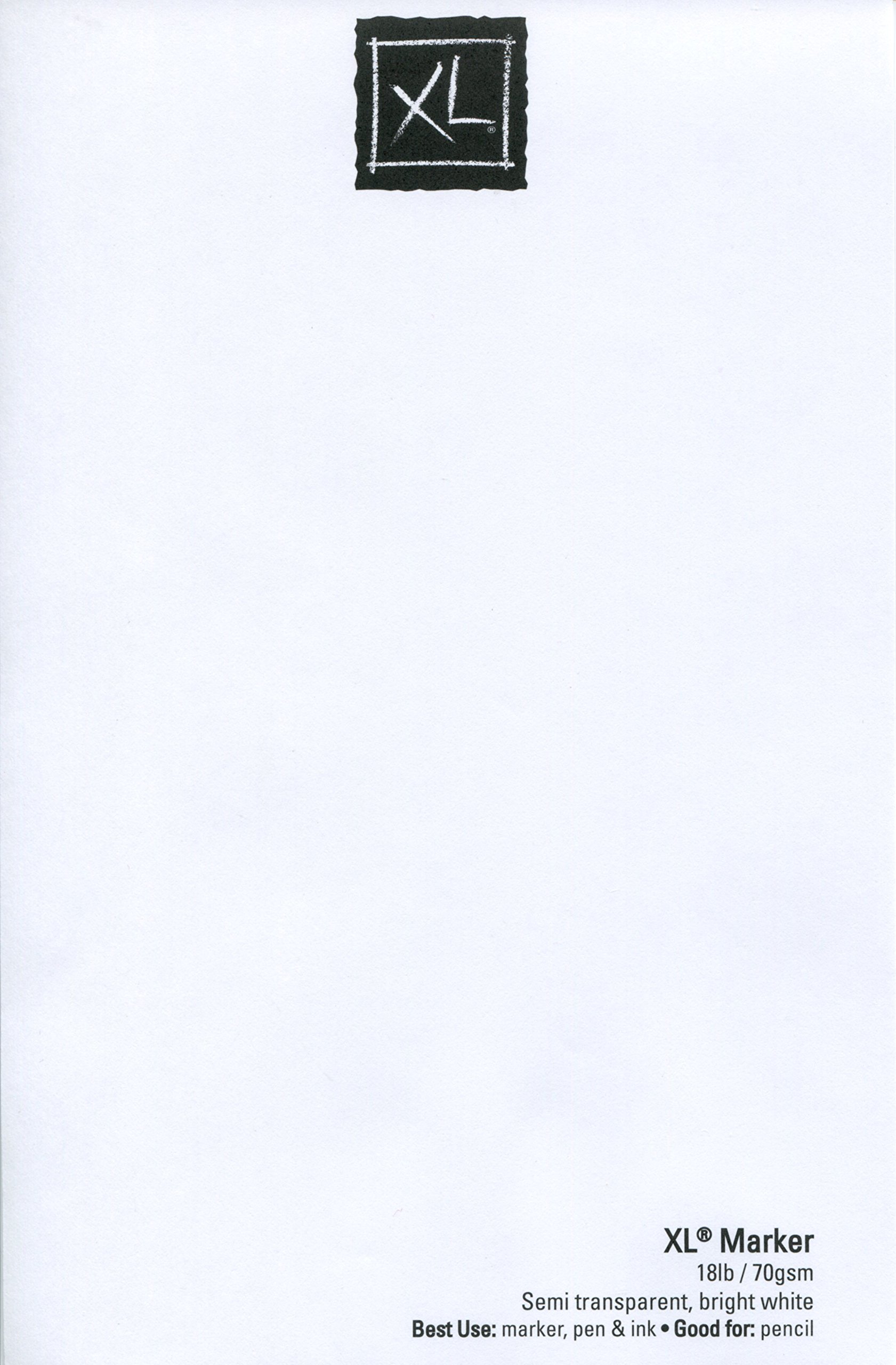Canson XL Series Marker Paper, Foldover Pad, 9x12 inches, 100 Sheets (18lb/70g) - Artist Paper for Adults and Students