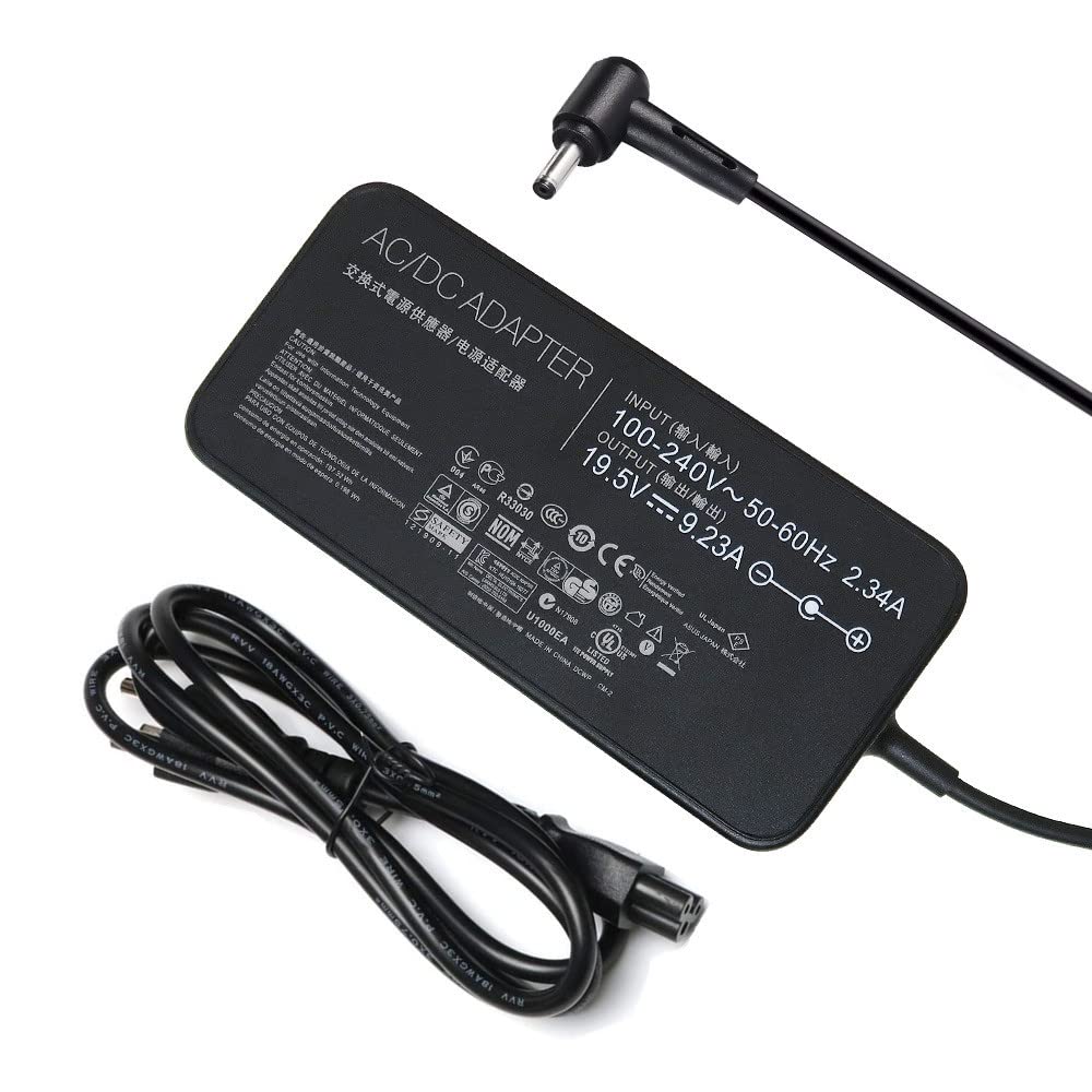 FUNPOWER 180W AC Charger Fit for ADP-180MB F FA180PM111 Asus ROG G752VL G751JM G751JL G750JX G750JM G750JW G750JS GL502VT G75VX G75VW ADP180MB F 0