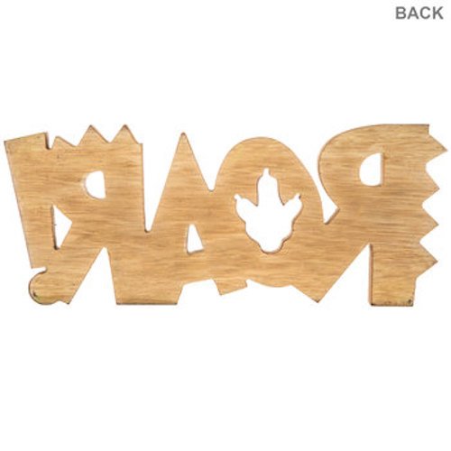 ROAR! Wood Wall Decoration Boys Room Kids Decor