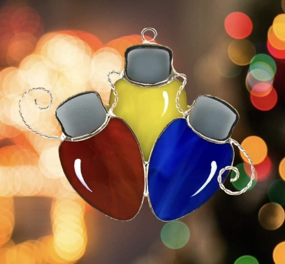 Switchables Glass Cover: Christmas Light Bulbs