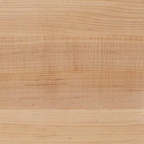 John Boos Block RAD03-GRV Maple Wood Reversible Cutting Board with Juice Groove and Curved Edges, 24 Inches x 18 Inches x 2.25 Inches