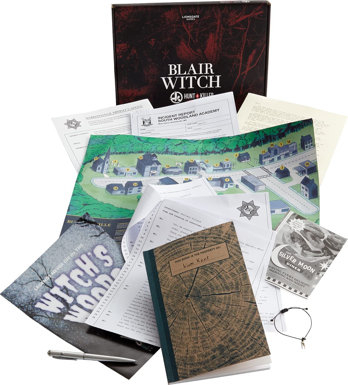 Hunt A Killer: Blair Witch Season 1, Complete Box Set of 6 Episodes, Murder Mystery Game, Unsolved Case for Sole Detective or Game Night, Decode Ciphers, Solve Cryptic Puzzles, Uncover the Truth