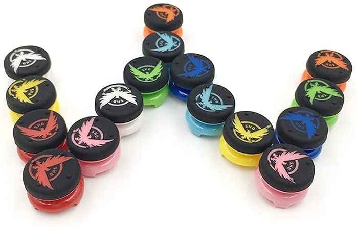 Analog Extended Joystick Cap Silicone Thumb Sticks Grips Cap Cover for PS5 PS4 PS3 PS2 PS1 Xbox ONE Xbox 360 Controller (Orange SHD)