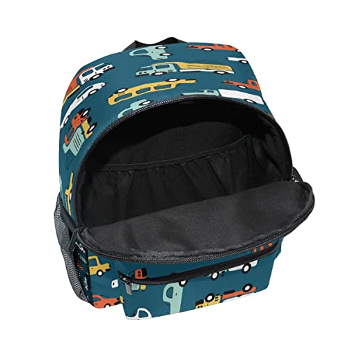 Cute Toddler Backpack Mini Travel Bag Car Childish Truck for Baby Girl Boy Age 3-7
