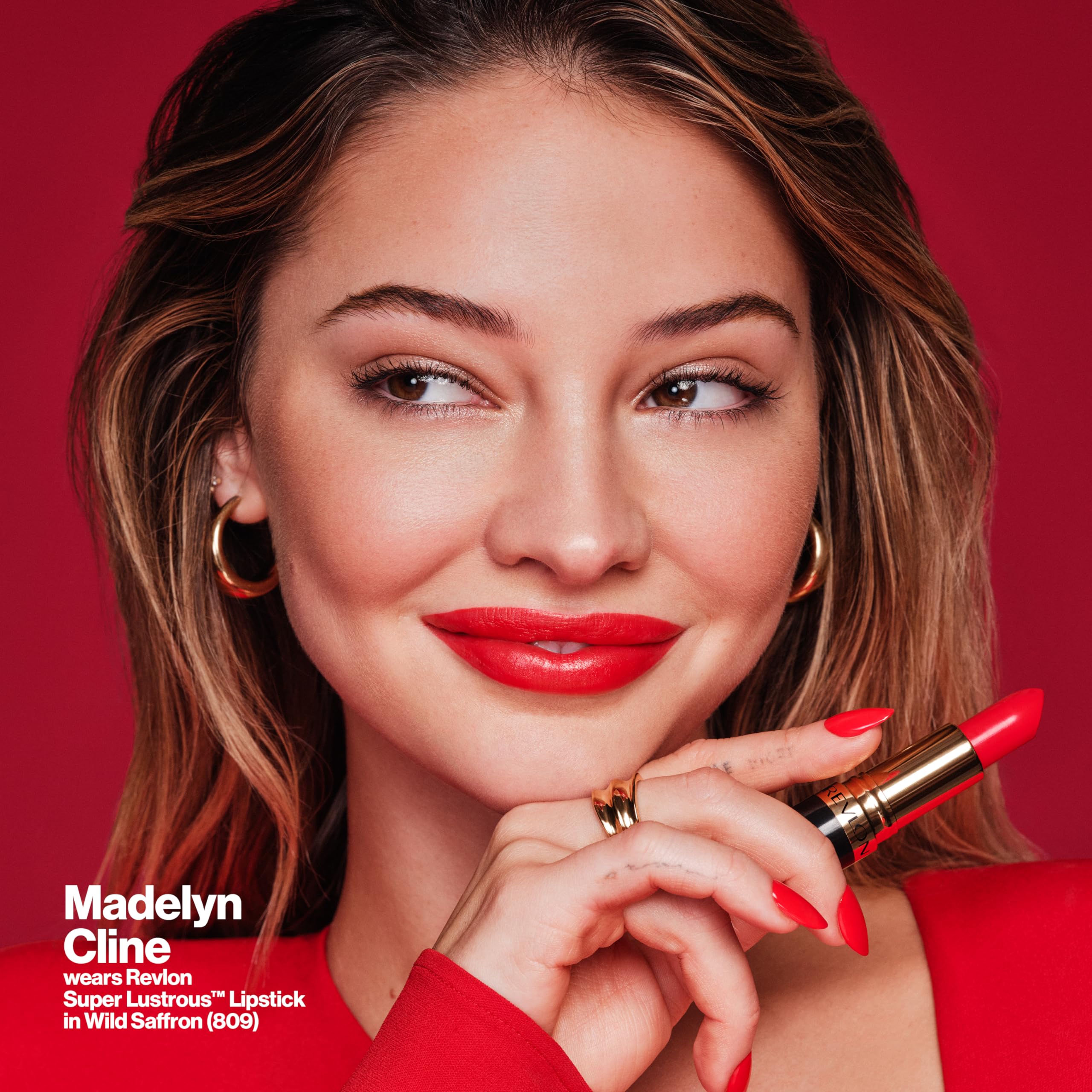 Revlon Lipstick, Super Lustrous Lipstick, Creamy Formula For Soft, Fuller-Looking Lips, Moisturized Feel in Pinks, Rosedew (407) 0.15 oz
