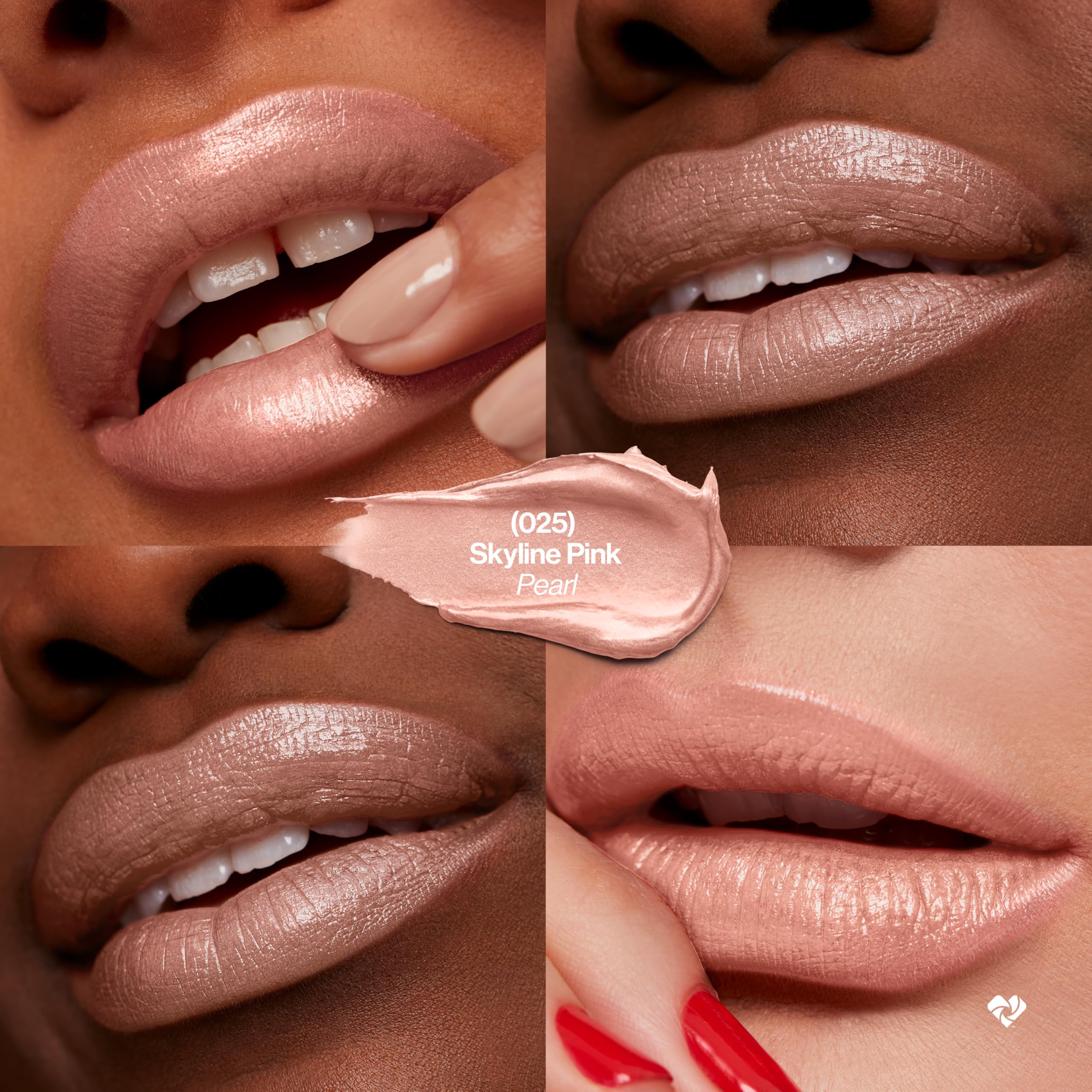 REVLON Lipstick, Super Lustrous Lipstick, Creamy Formula For Soft, Fuller-Looking Lips, Moisturized Feel in Pinks, Sky Line Pink (025) 0.15 oz