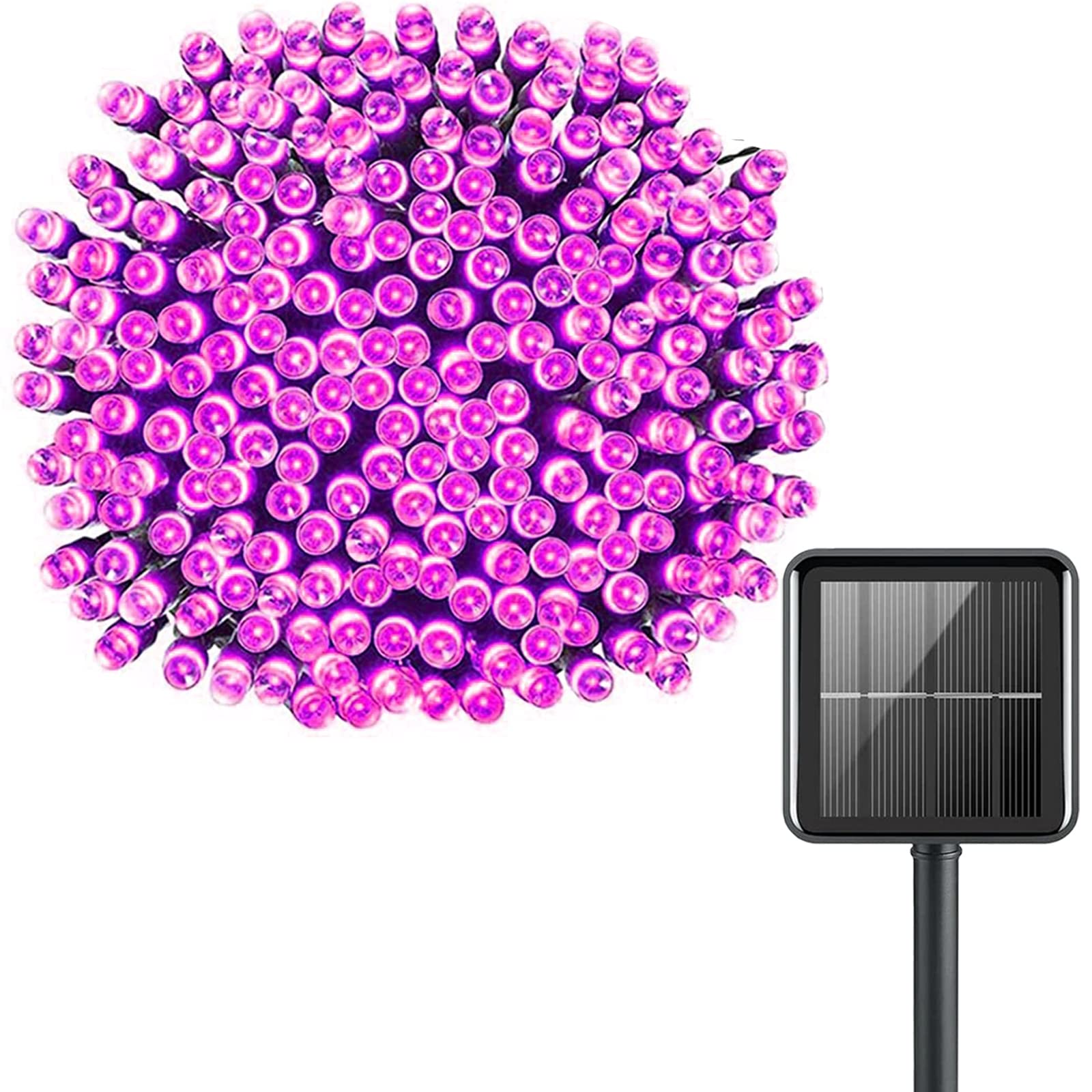 Solar String Lights AcaJoe Christmas Fairy Lights 1 Pack 33 Ft 100 LED 8 Modes Twinkle Lighting Outdoor Waterproof Solar Powered Tree Lights for Halloween Party Garden Decor