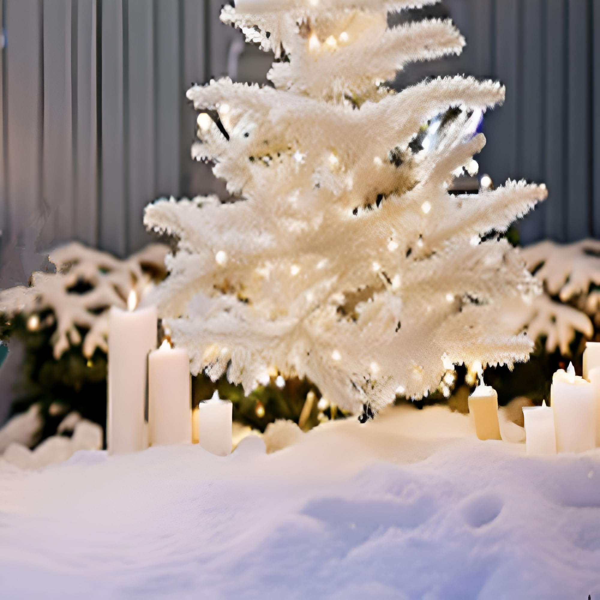LUCKY SHINE 150 LED Cool White Christmas Lights, UL 50 FT White Wire Decorative Lighting String, for Indoor and Outdoor Party, Garden, Patio.