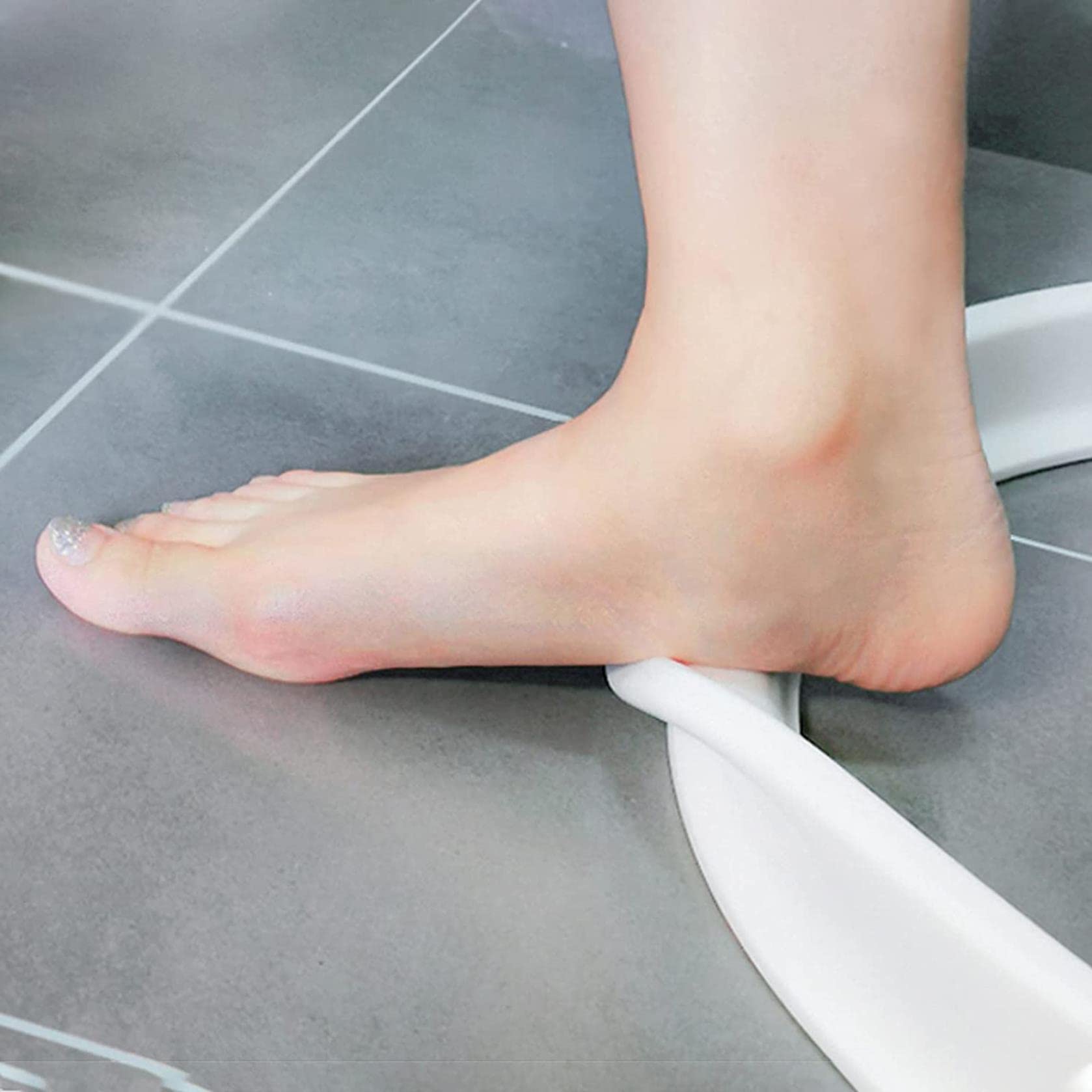 KFJZGZZ Shower Threshold Water Dam Collapsible Bath Shower Barrier,Dry and Wet Separation Water Barrier for Bathroom Kitchen Sink and Keeps Water Inside Threshold