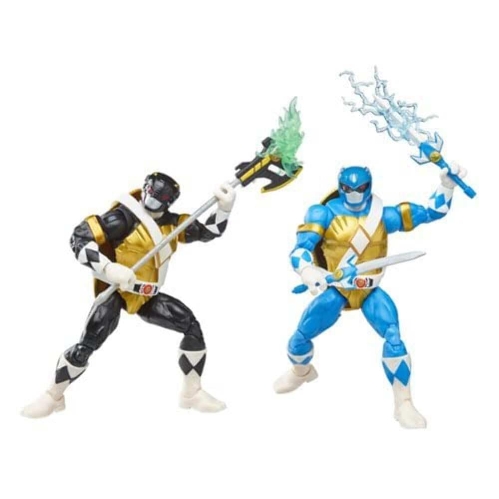 Power Rangers X TMNT Foot Soldier and Red Ranger Figures