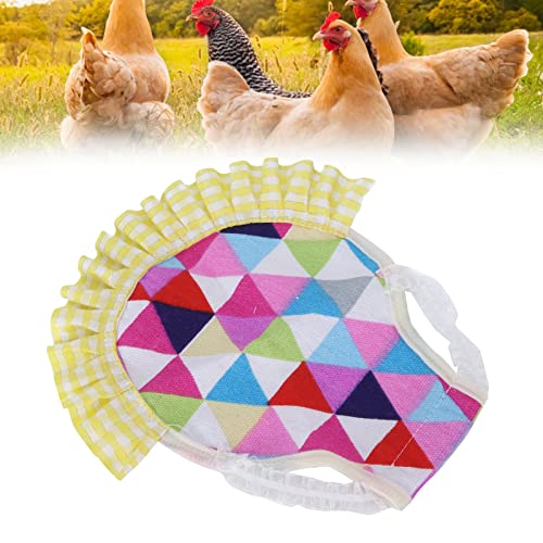 Binyalir Chicken Vest, Soft and Breathable Chicken Saddle Provide Warmth to Poultry in Colder Months Protect Wounds for Poultry