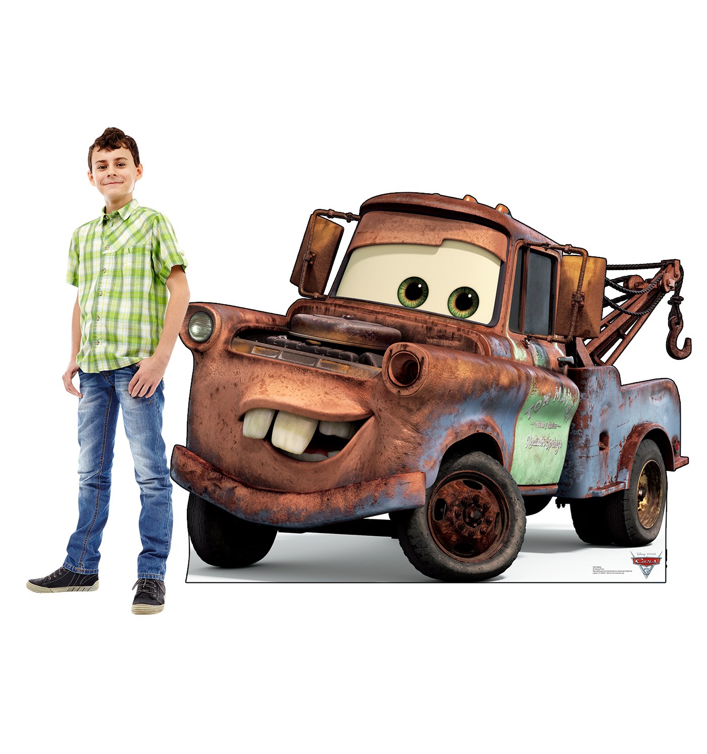 Cardboard People Mater Life Size Cardboard Cutout Standup - Disney Pixar's Cars 3 (2017 Film)