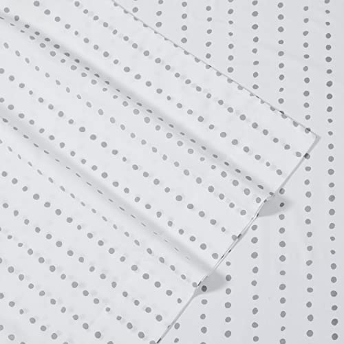 City Scene - Queen Sheets, Cotton Percale Bedding, Crisp & Cooling Home Decor (Radius Charcoal, Queen)