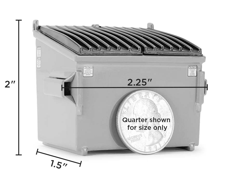 First Gear White Novelty & Specialty Items 1/34 Scale Trash Bin