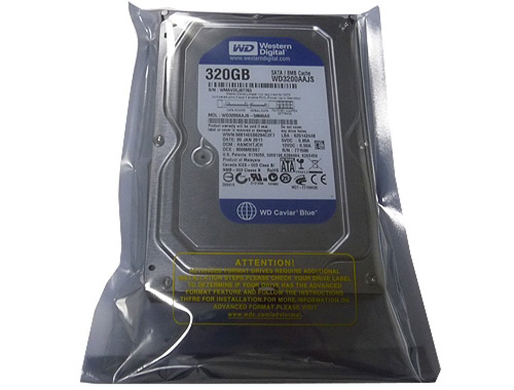 Western Digital (WD) Caviar Blue 320 GB (320gb) SATA II 7200 RPM 8 MB Cache Bulk/OEM Desktop Hard Drive for PC, Mac, CCTV DVR, NAS, RAID- 1 Year Warranty