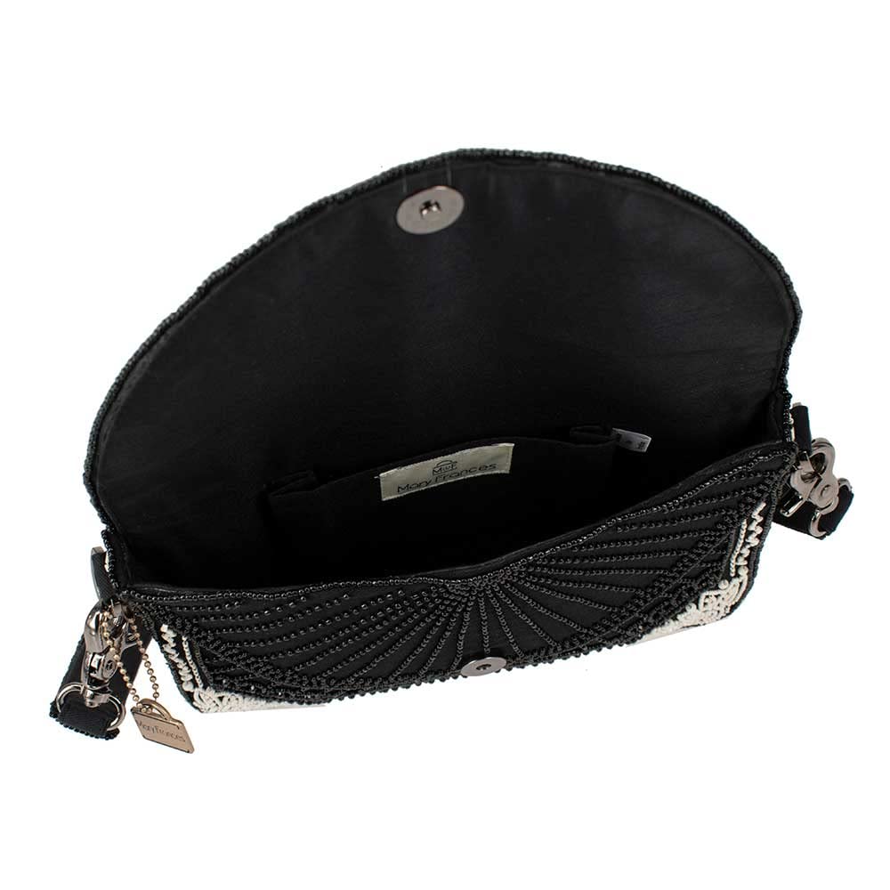 Mary Frances Back to Nature Shoulder Handbag, Black
