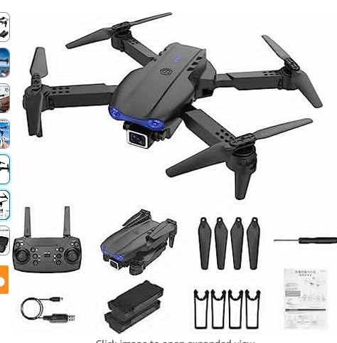 Elogoog Drone with 1080P Dual HD Camera - 2023 Upgradded RC Quadcopter for Adults and Kids, WiFi FPV RC Drone for Beginners Live Video HD Wide Angle RC Aircraft,