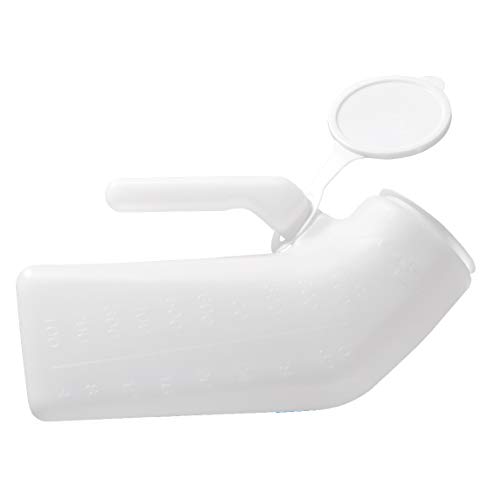 Carex Portable Urinal For Men - Male Urinal and Travel John - Plastic Urinal