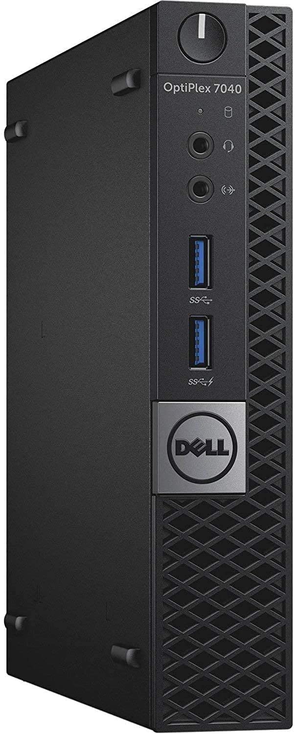 Dell Optiplex 7040 Micro Desktop Computer PC, Intel Quad Core i5, 16GB RAM, 1 TB SSD, Windows 10 Pro, Periphio Wireless Keyboard & Mouse (Renewed)