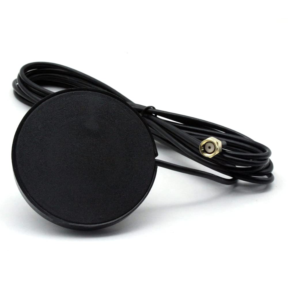 Wi-Fi Antenna Base, HUACAM HCM35N Wi-Fi Antenna Magnetic Stand Base RP SMA Male to Female Connector with 10 ft Extension Cable