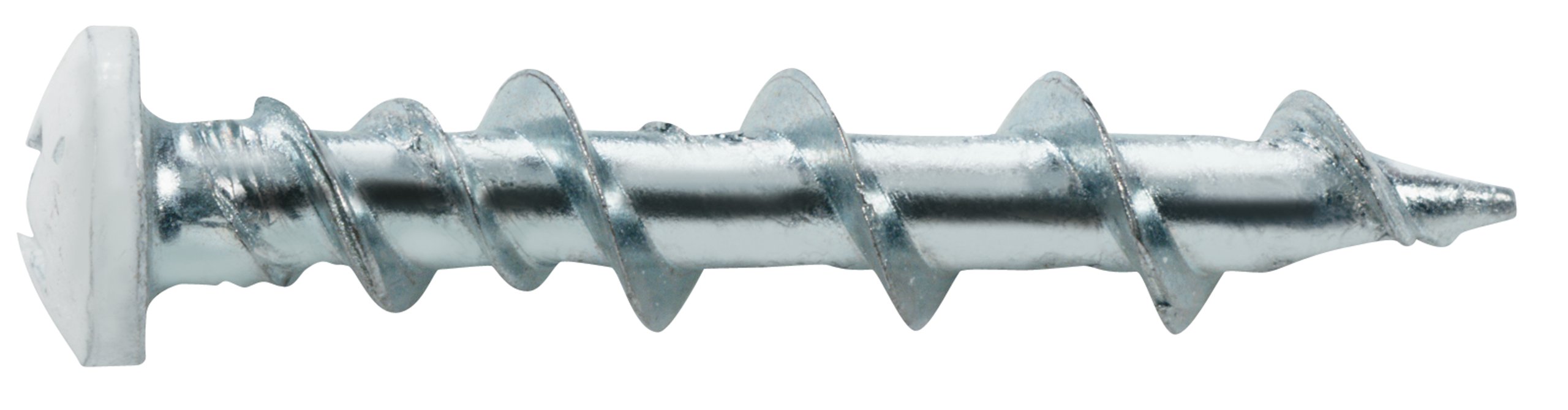 The Hillman Group 591295 Walldog Pan Head Phillips Screw, 1-1/4-Inch, White, 4-Pack