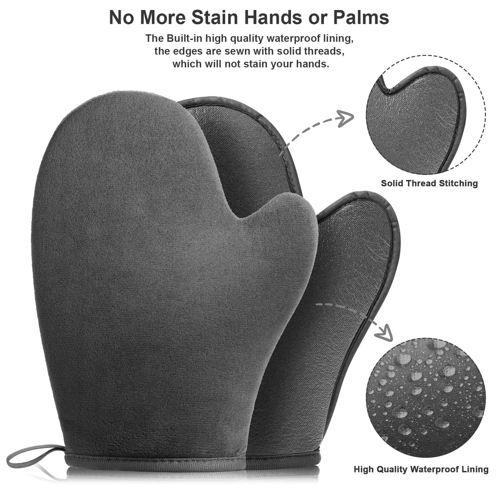 CeleCily Self Tanning Mitt Applicator, Self Tanner Mitt Applicator, Tanning Mitts Self Tanner Applicator, Self Tanning Glove for Self Tan Mitt Applicator, Sunless Tanner Mitt Tan Mit Self Tanner Glove