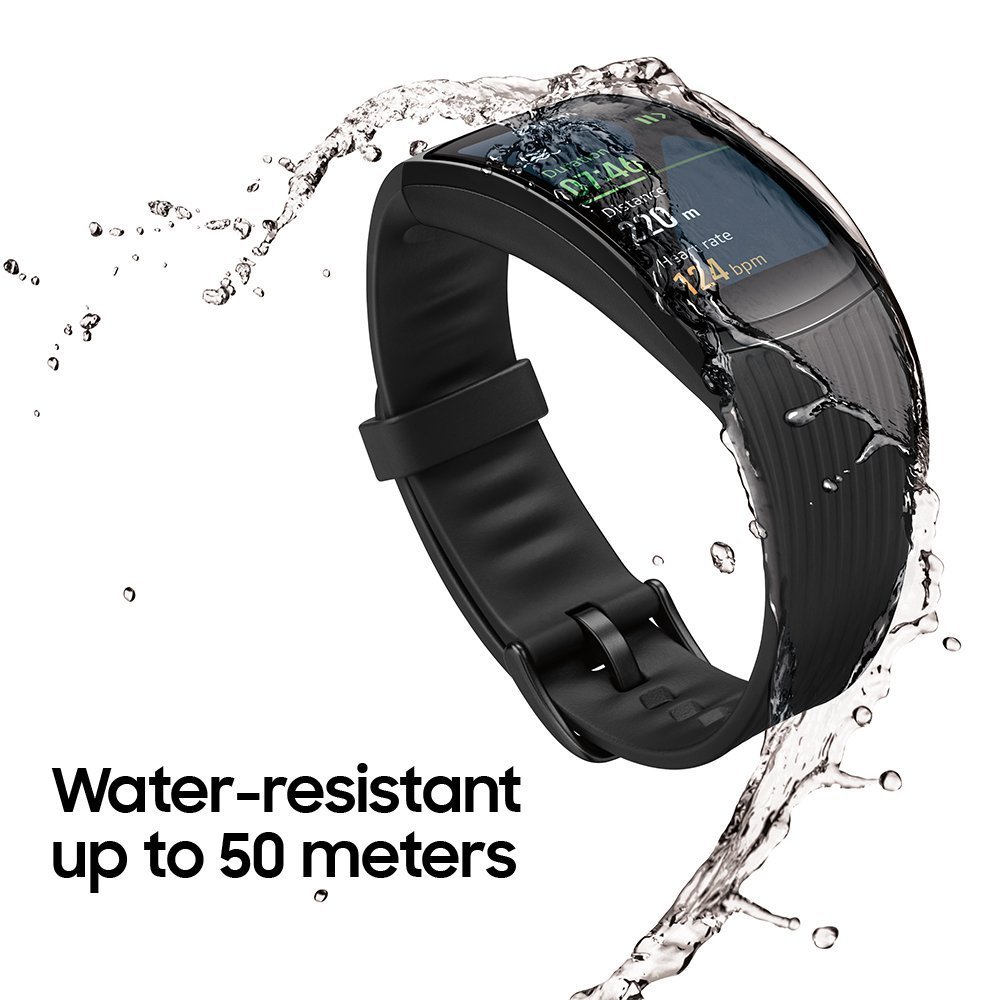 Samsung Gear Fit2 Pro Fitness Smartwatch (Small) - Black (Renewed)
