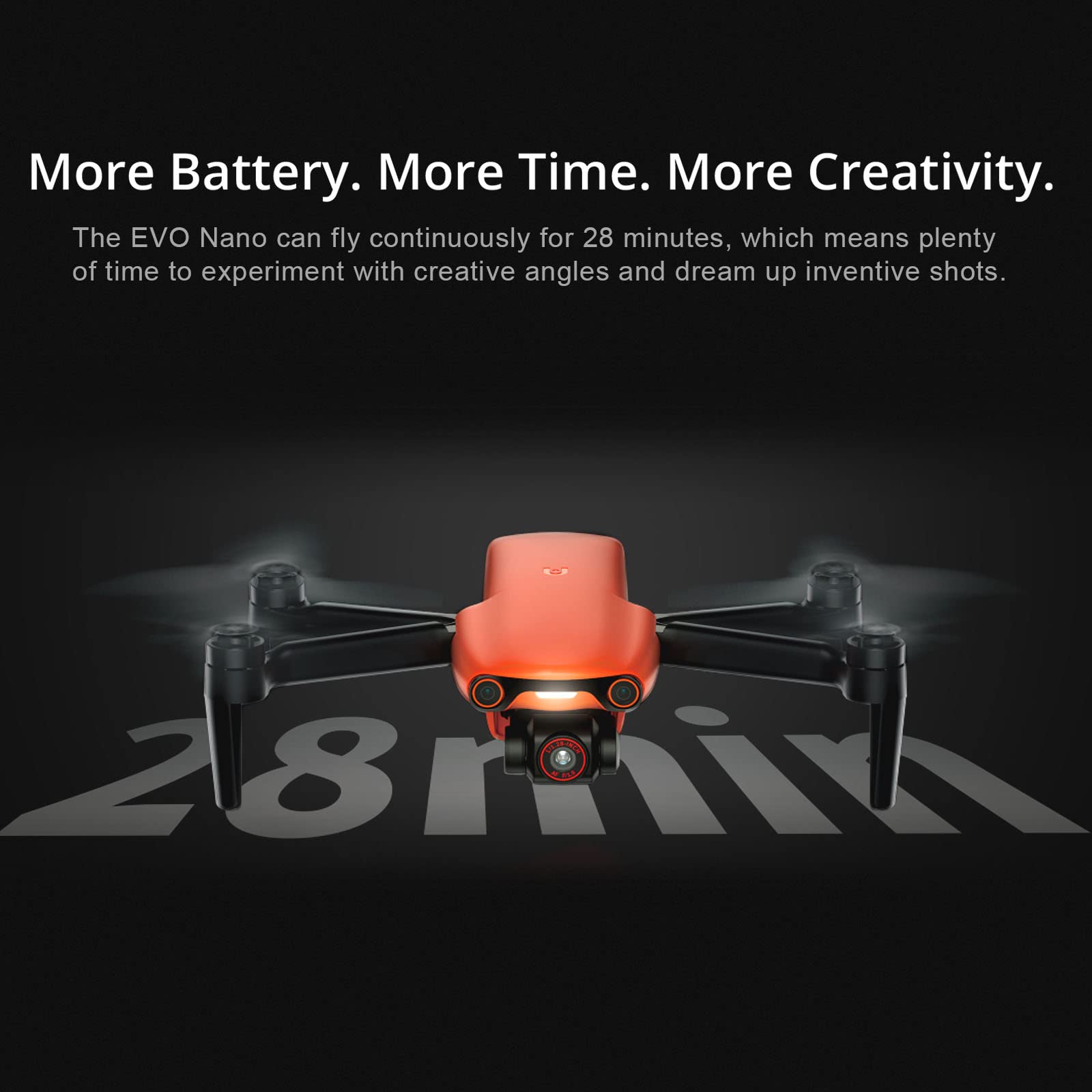 Autel Robotics EVO Nano+ Drone, 1/1.28" CMOS 50MP 4K/30fps HDR Video PDAF + CDAF Autofocus Tracking, 10km 2.7K Video Transmission, Ultralight Camera Quadcopter, Premium Bundle (Orange)
