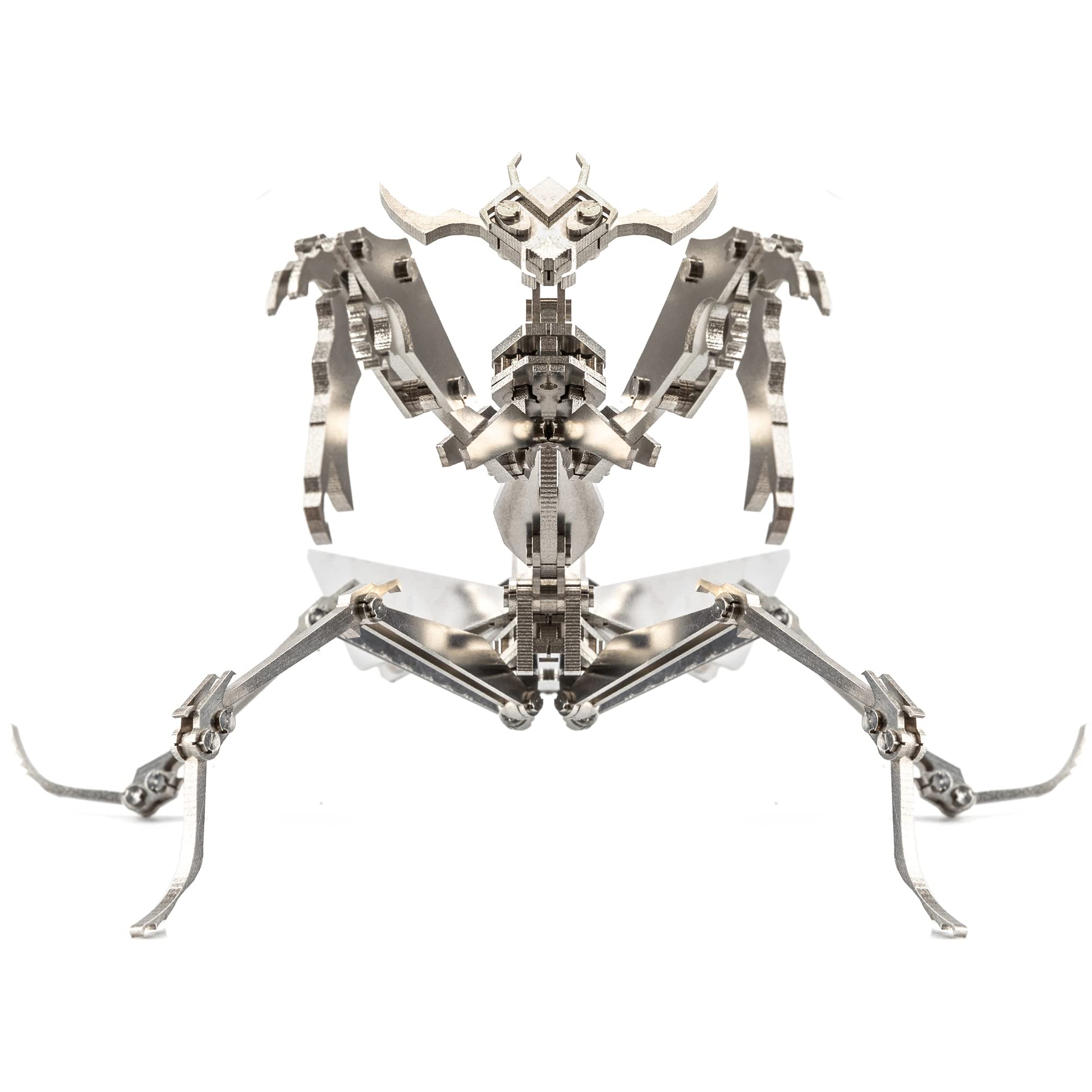Madsteel Insect Mantis Exhilarating 3D Metal Model Puzzle Kit for Adults β Exquisite Brain Building Miniature Toy, Stainless Steel Assembly for Mindful Relaxation and Fun (Non-Finished Model)