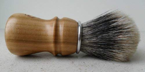 S.O.C. Cherry Wood Shave Brush - Badger shave brush by Semogue