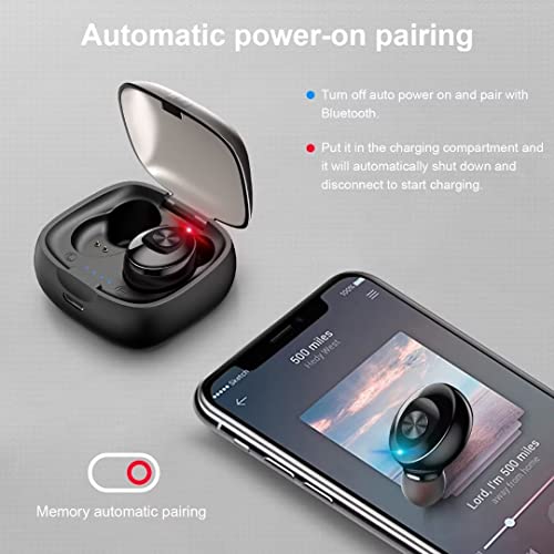 Earbuds Headphones, IPX5 Waterproof Headset, Hi-Fi Stereo in-Ear Earphones for Gym Work