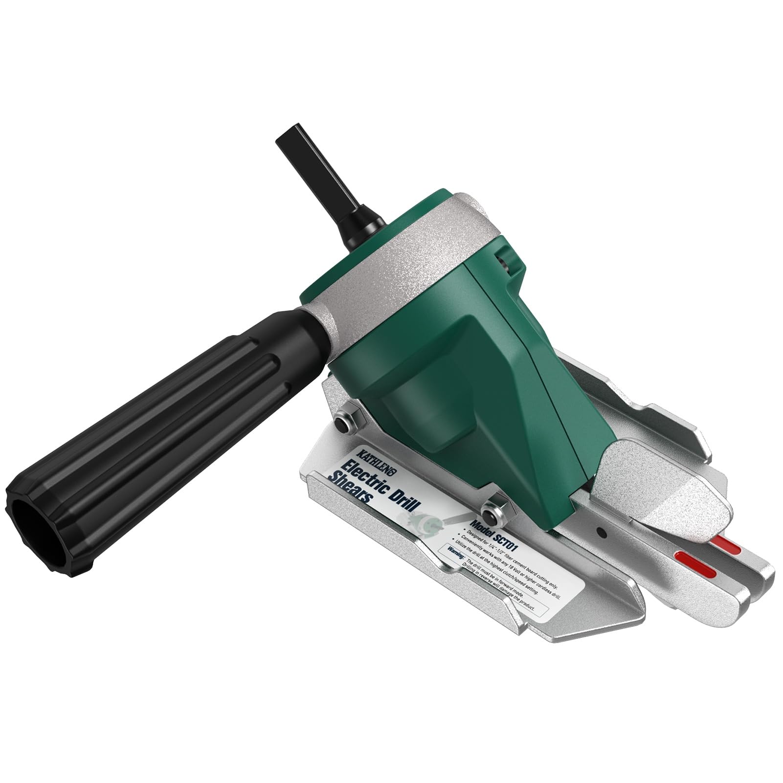 Drill Shears, Cutting Tool for Fiber Cement Board, Electric Drill Shears Head, Electric Drill Shears Attachment Cutter, Cut For 1/4-1/2-inch Hardie Backer Fiber Cement Board