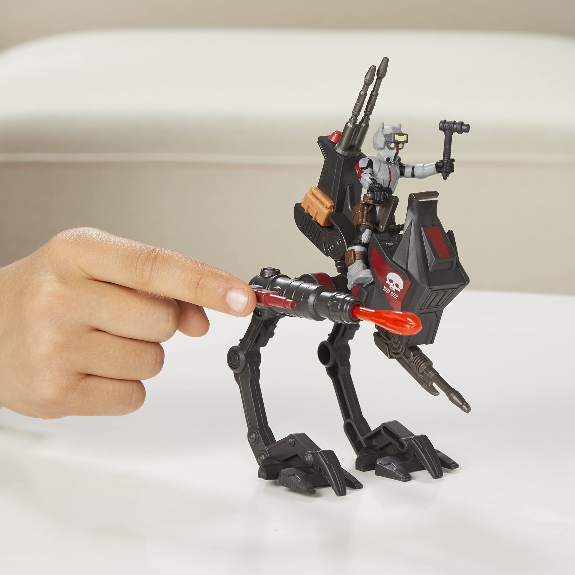 STAR WARS Mission Fleet Expedition Class Tech (Bad Batch) at-RT Ambush 2.5-Inch-Scale Figure and Vehicle Set, Toys for Kids Ages 4 and Up,F1339