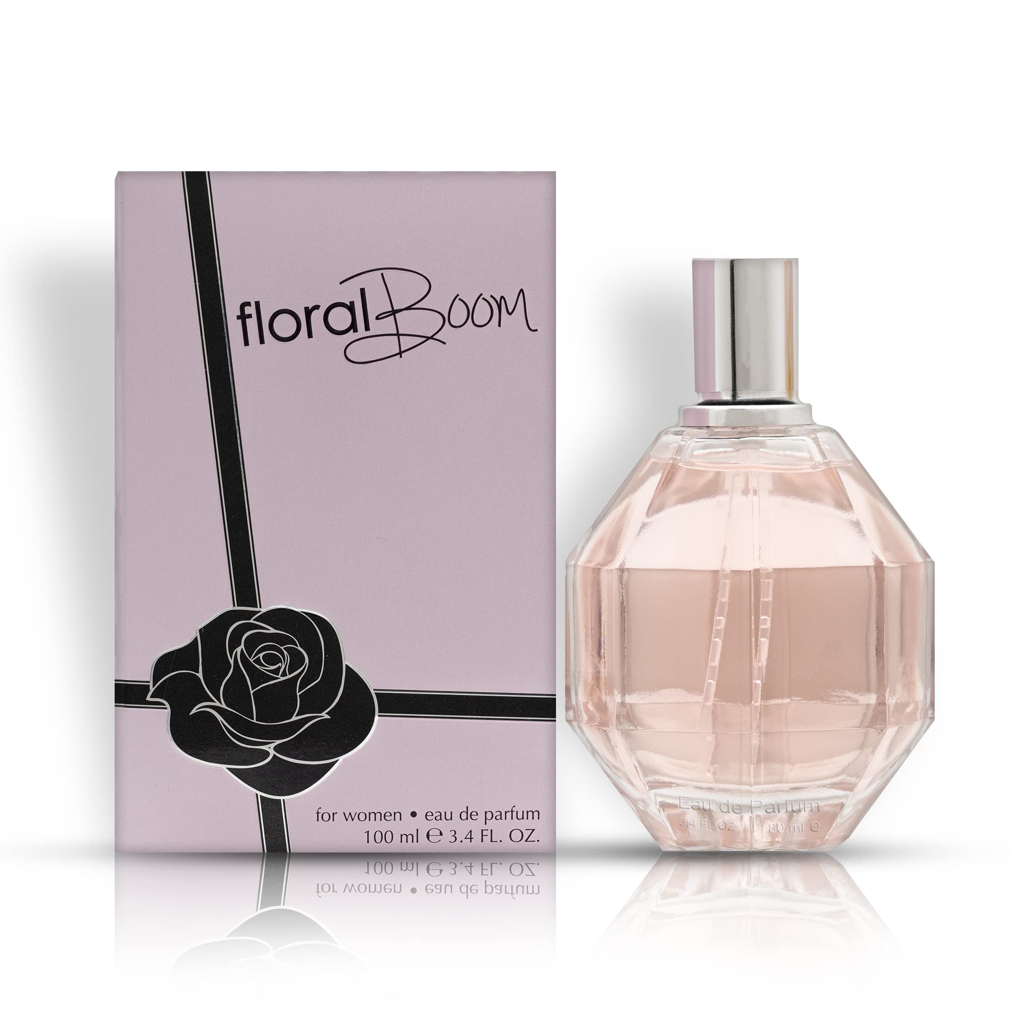 Sandora Fragrances Womens Perfume, Eau de Parfum Natural Spray, Classic Warm Floral Scents of Rose Petals, freesia, Cattleya Orchids, 100 ml 3.4 fl oz