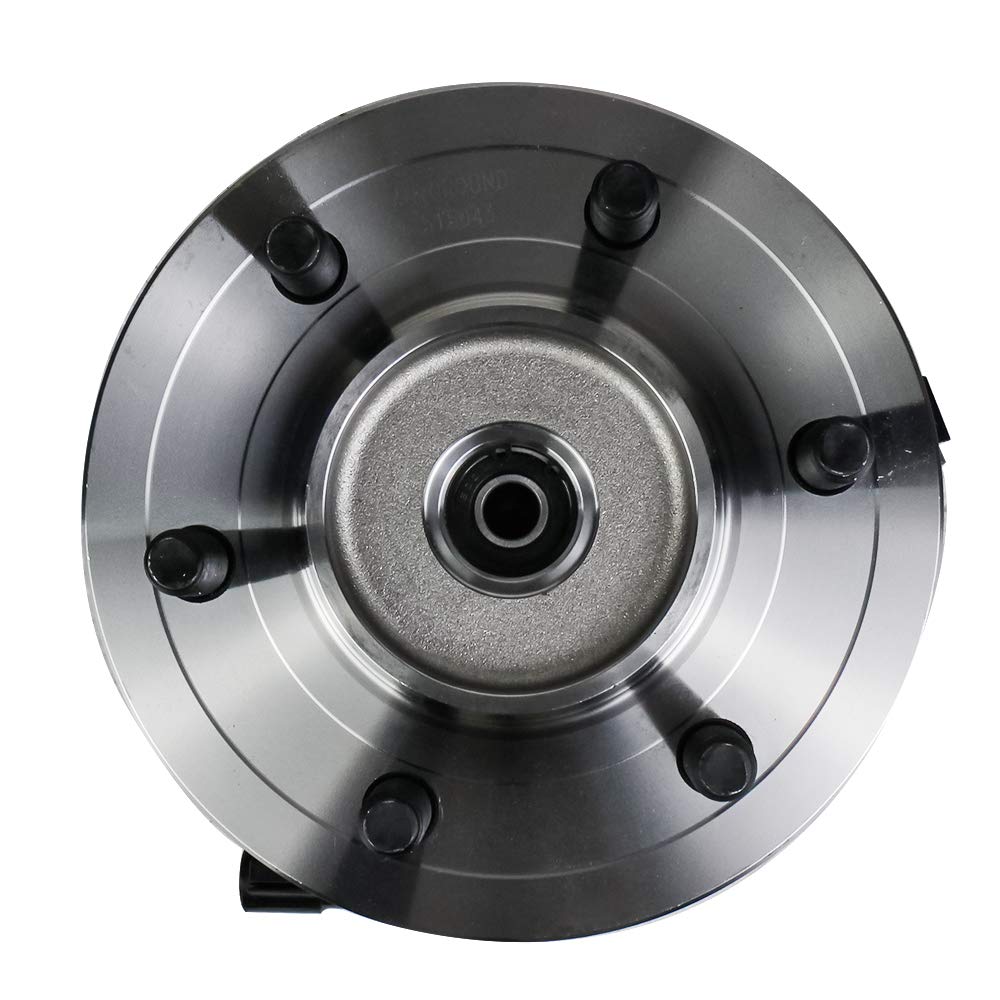 Autoround 515043 [2-Pack] 4WD Front Wheel Hub and Bearing Assembly Fit for 4x4 Ford Expedition/Lincoln Navigator 2003-2006 6 Lug w/ABS