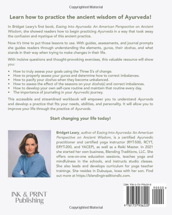 Easing Into Ayurveda Workbook: Guides, Assessments, & Prompts to Help You on Your Ayurvedic Journey