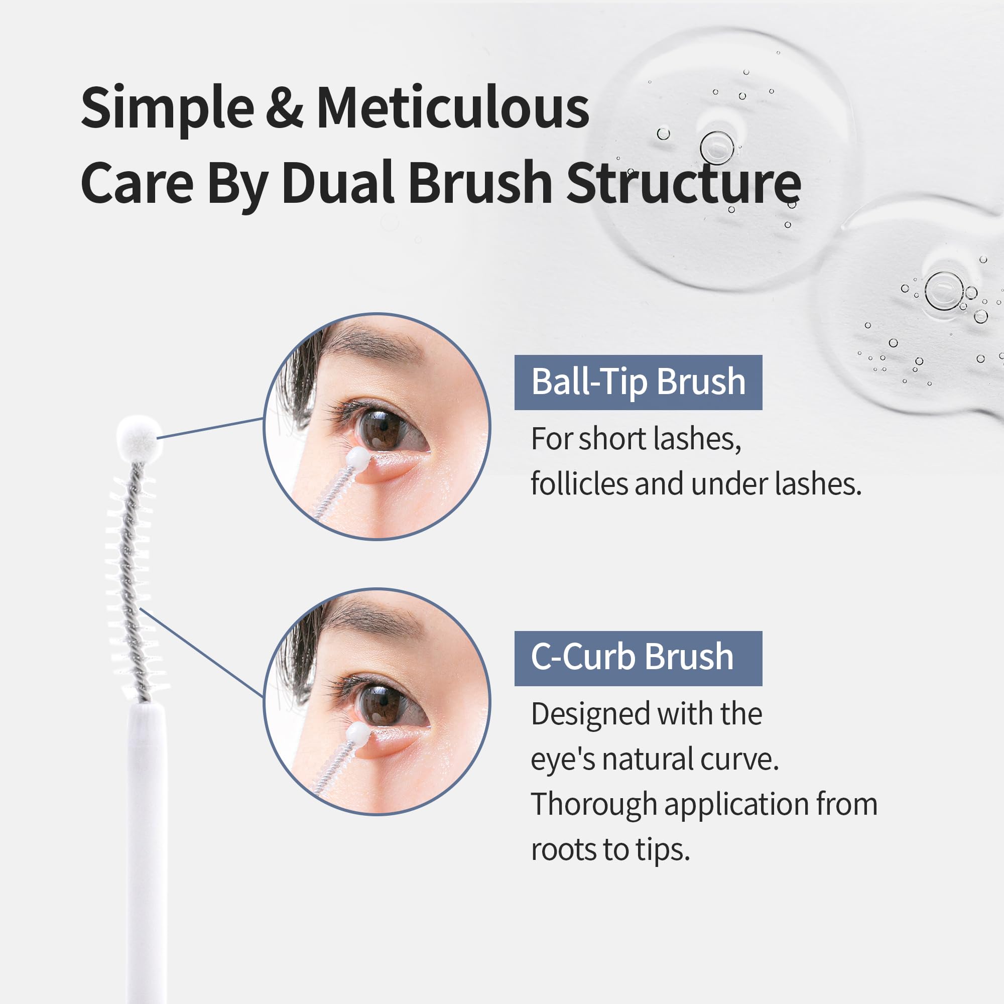 BENTON HONEST Eyelash Serum - Korean Skin Care Lash Serum with Hyaluronic Acid & Peptides | Eyelash Growth & Eyebrow Growth Serum (0.33 fl oz)