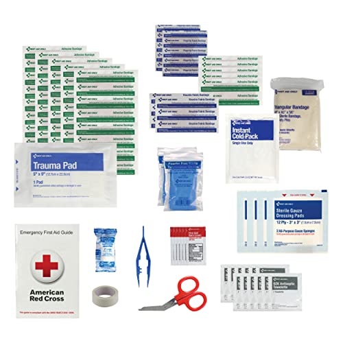 First Aid Only 9302-25M 25-Person Contractor's Emergency First Aid Kit for Home Renovation, Job Sites, and Construction Vehicles, 178 Pieces