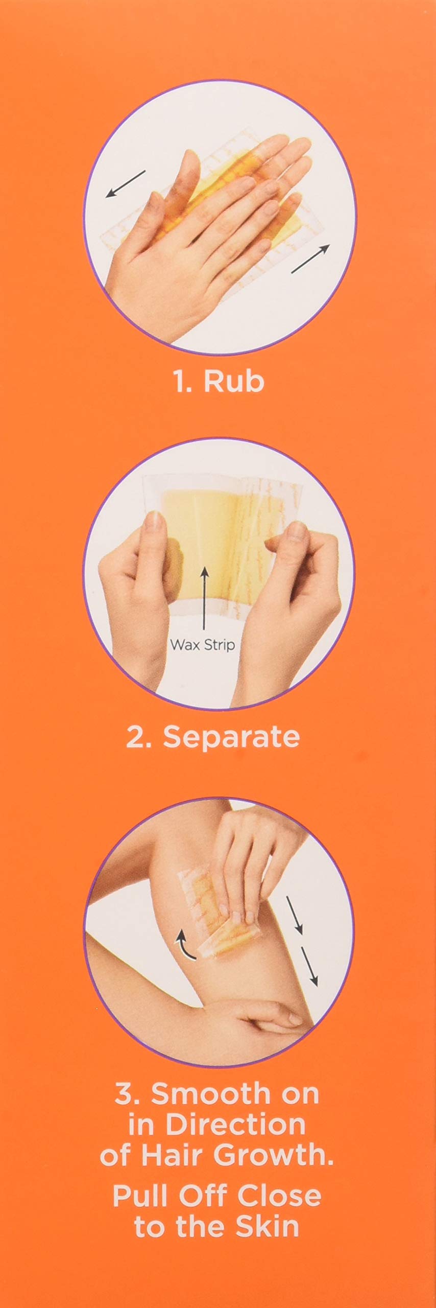 Sally Hansen Hair Remover Wax Strip Kit Body/Leg/Arm/Bikini, (Pack of 2)
