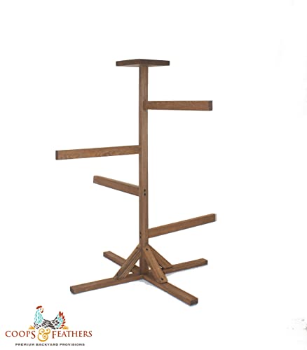 Coops & Feathers Roosting Perch-A Perfect Bird's Eye View (Small)