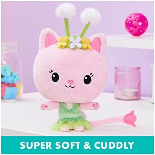 Gabby’s Dollhouse, 7-inch Kitty Fairy Purr-ific Plush Toy, Kids Toys for Ages 3 and up