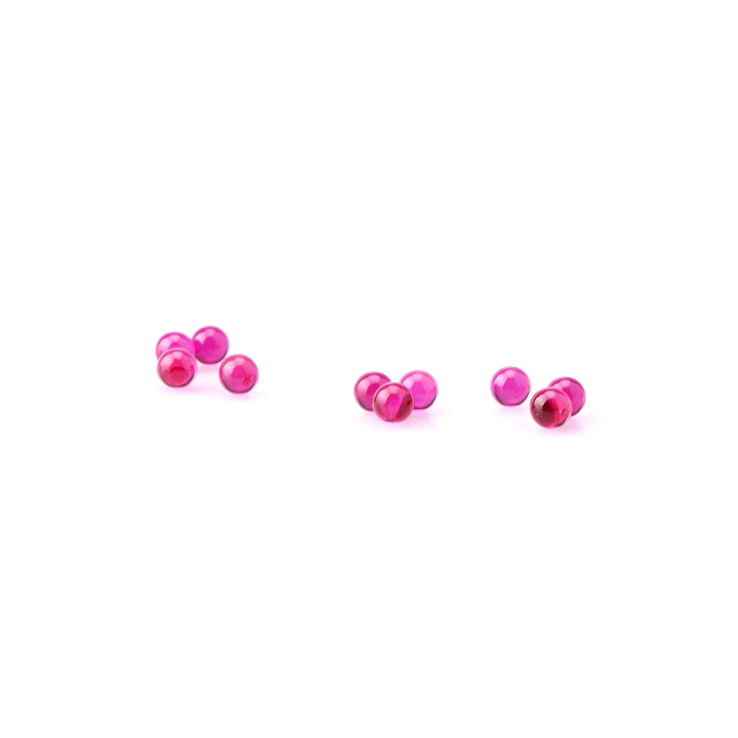 BERACKY 4mm OD Ruby Pearls Balls Insert (10 Pack)