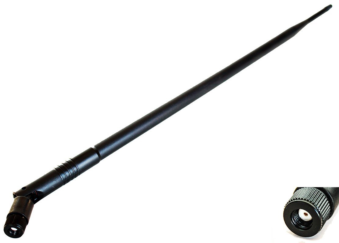 Super Power Supply® 1 x 9dbi 2.4GHz 5GHz Dual Band WiFi RP-SMA Antenna for Asus RT-AC5300 Tri-Band Gigabit Router