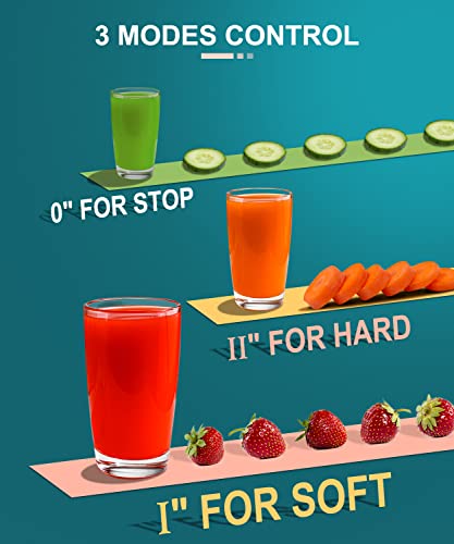 Juicer Machine, 600W Juicer with 3.5β Wide Mouth for Whole Fruits and Veg, Juice Extractor with 3 Speeds, BPA Free, Easy to Clean, Compact Centrifugal Juicer Anti-drip