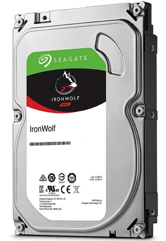 Seagate IronWolf 2TB NAS Internal Hard Drive HDD – 3.5 Inch SATA 6Gb/s 5900 RPM 64MB Cache for RAID Network Attached Storage (ST2000VN004)
