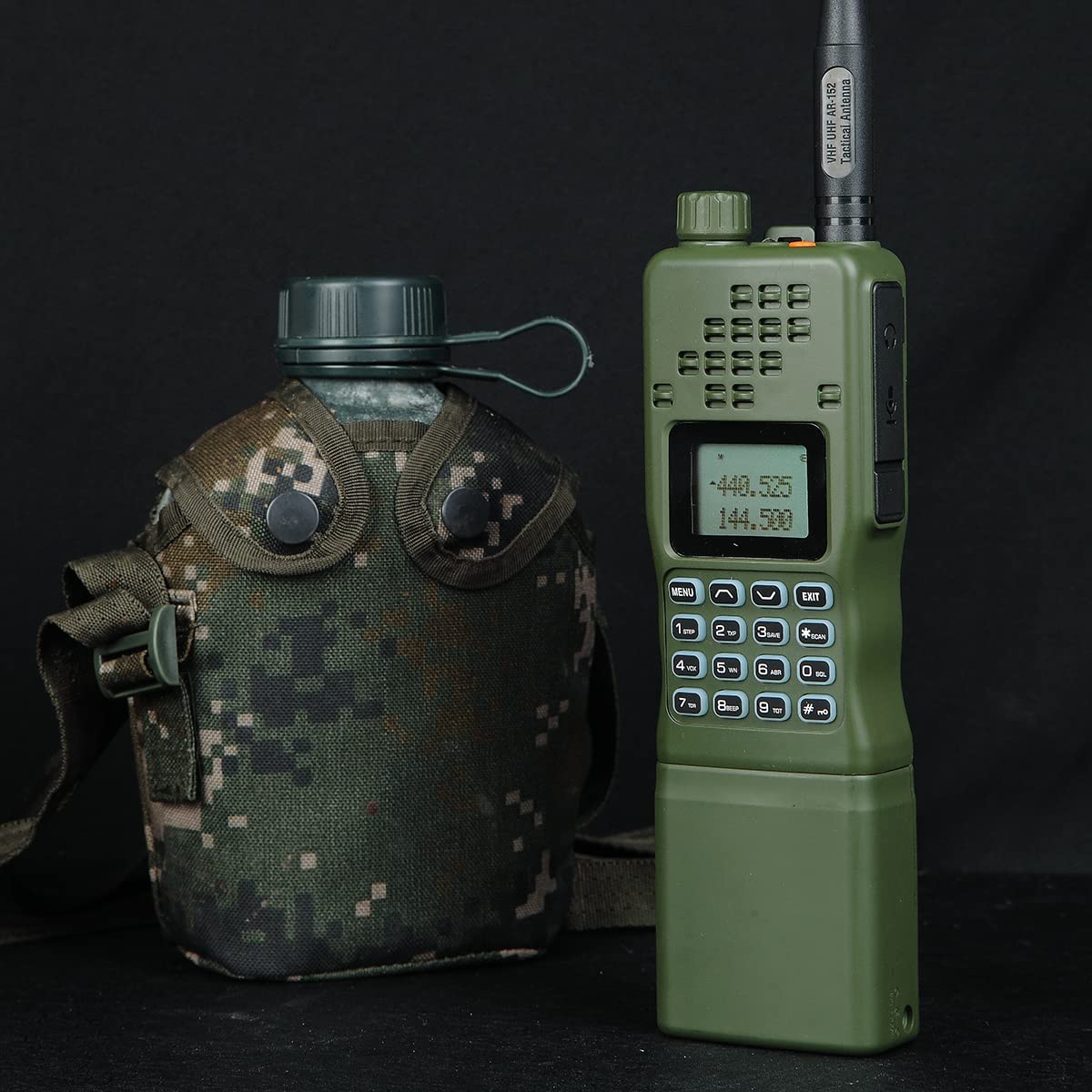 Baofeng AR-152 10W Ham Radio Powerful Military Grade Tactical Long Range Walkie Talkie with Speaker Mic, Car Charger and more 12000mAh Battery Portable Tactical Two Way Radio Full Set