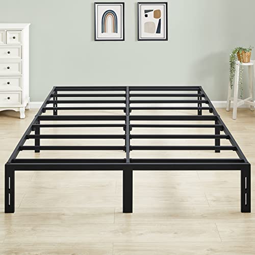 GreenForest 70 inch L Shaped Desk with Drawers and Printer Stand and Full Size Bed Frame Easy Quick Assembly