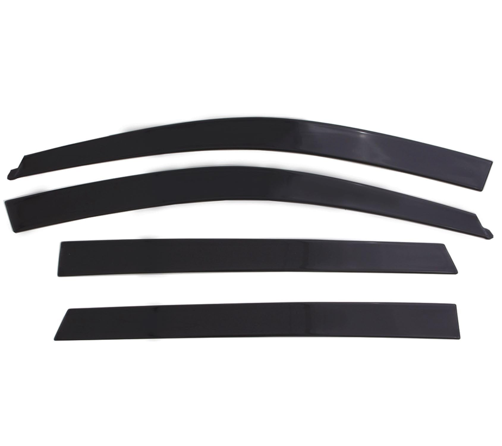 Auto Ventshade [AVS] Low Profile Ventvisor / Rain Guard | Fits 2020 - 2024 Ford Explorer - Smoke, 4 pcs. | 894090