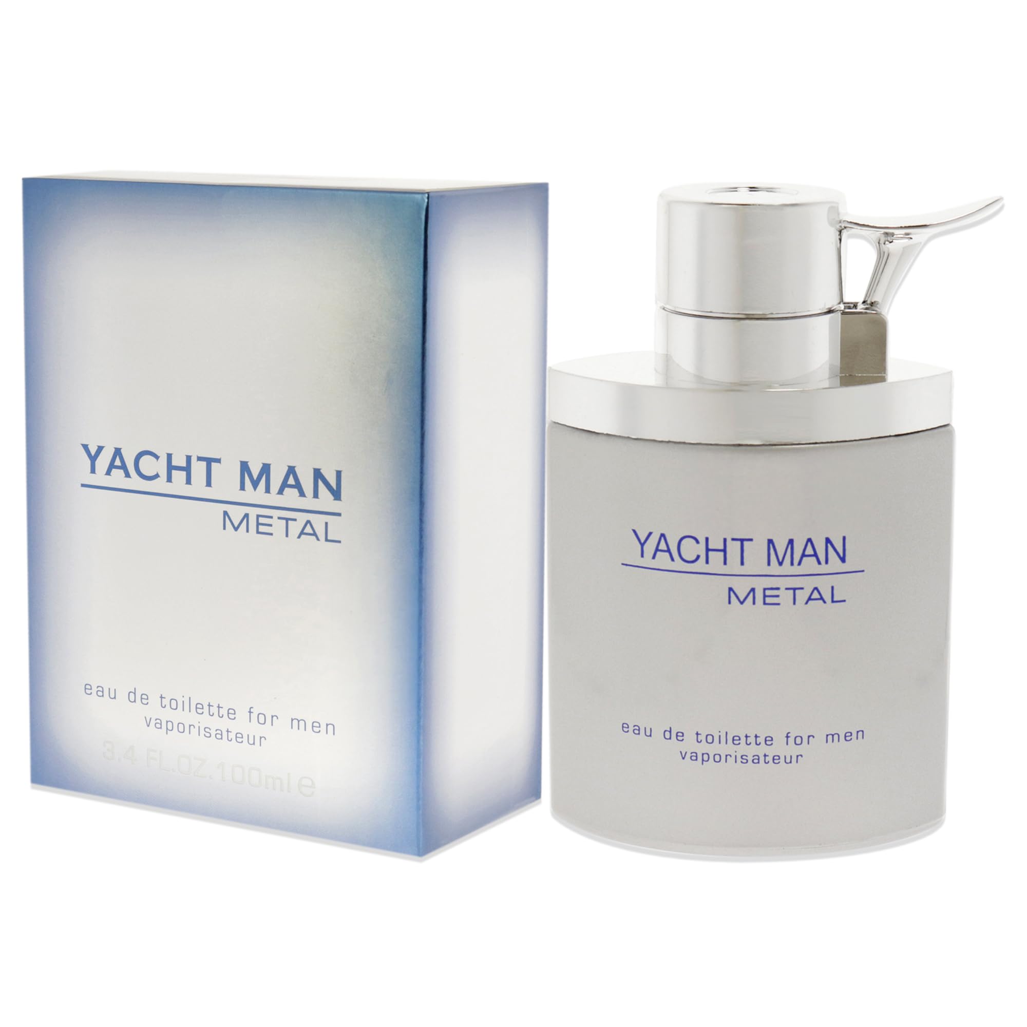 Myrurgia Yacht Man Metal toilette Spray for Men, 3.40-Ounce
