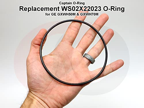 Captain O-Ring - Replacement WS02X22023 O-Rings for GE GXWH50M, GXWH70M00 Water Filter Housing (3 Pack)